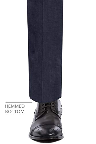 Calvin Klein Men's Slim Fit Suit Separates, Solid Medium Blue, 32W x 30L