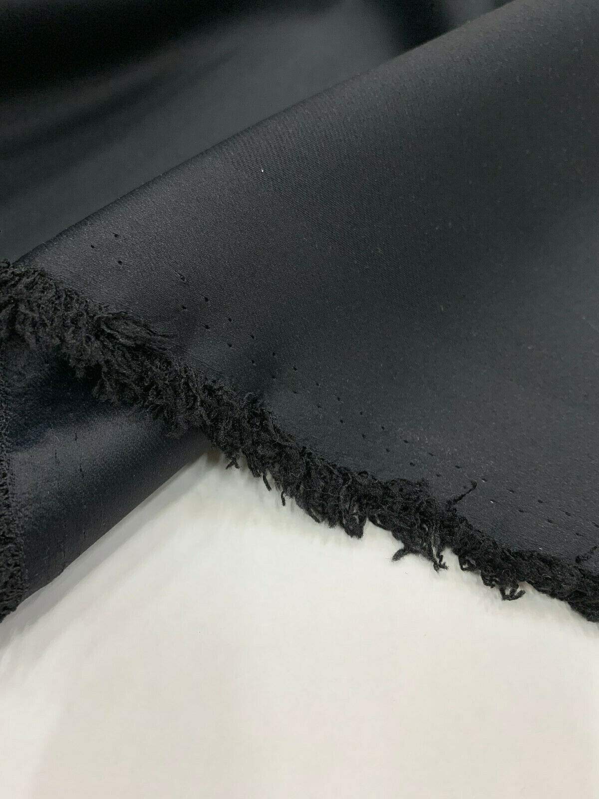 Blackout Drapery Fabric Color: Black, 3 Pass Blackout Fabric, Blackout 99% of Light, 56" Wide, Sold by The Yard