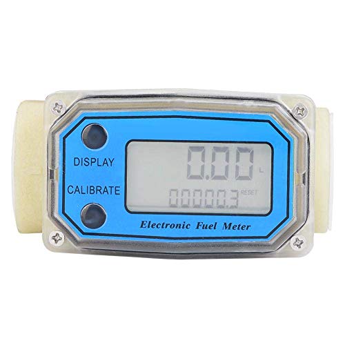 Cusstally Mini Digital Turbine Meter Meter Turbine Flowmeter for Chemicals Water Sea Liquid Flowmeter
