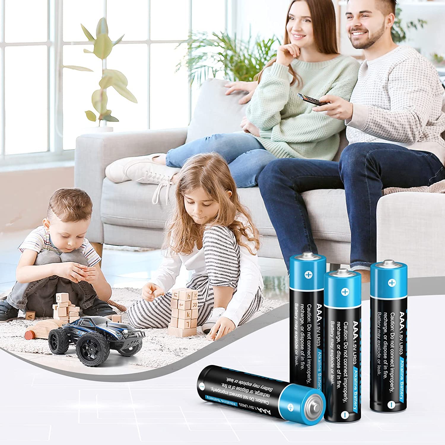 CHANGBAISHAN AAA Batteries 16 Pack, High Capacity Alkaline AAA Batteries for Home or Office, Non-Rechargeable