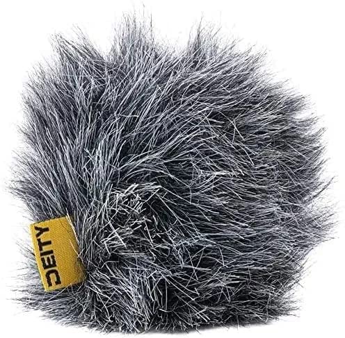 Deity V-Mic D4 Duo Microphone Mini Portable Voice Recorder Cardioid Interview Mic with 4 Windscreens Dual-Capsule Microphone Compatible for Vlog Pocket Cam DSLR Camera