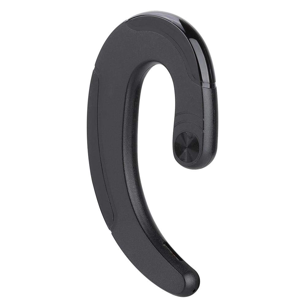 Bluetooth Headset Waterproof Wireless Rechargeable Earphone with Mic(Black)