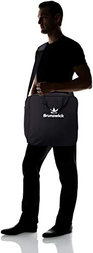 Brunswick Tzone Single Tote Bowling Bag, Black (59-BS1100-001)