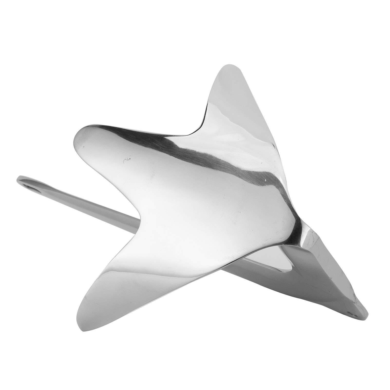Claw Anchor Qiilu 4.4 lbs 2 kg 316 Stainless Steel Claw Boat Anchor Boats from 15β22 ft Marine Accessories