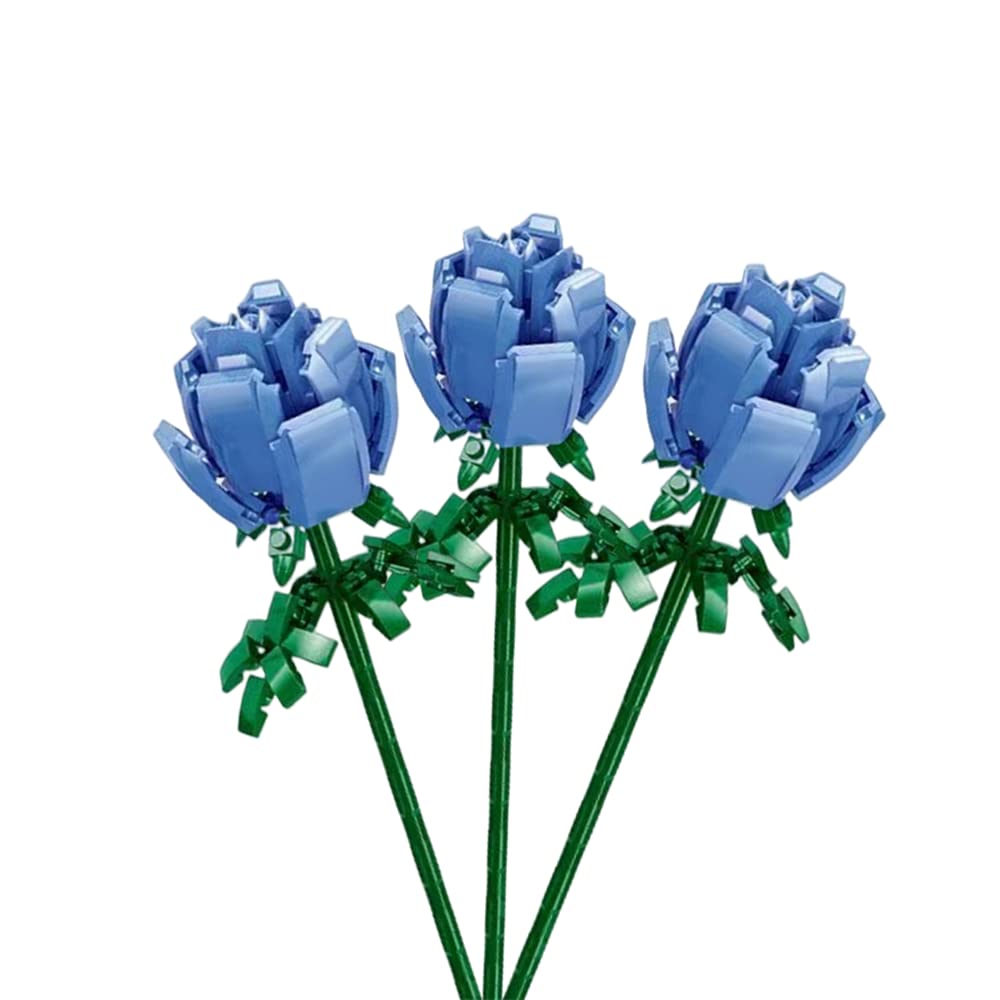 Crabegg Roses Building Sets for Kids | Patented Design | 3D Puzzles Flowers Bouquet for Adults