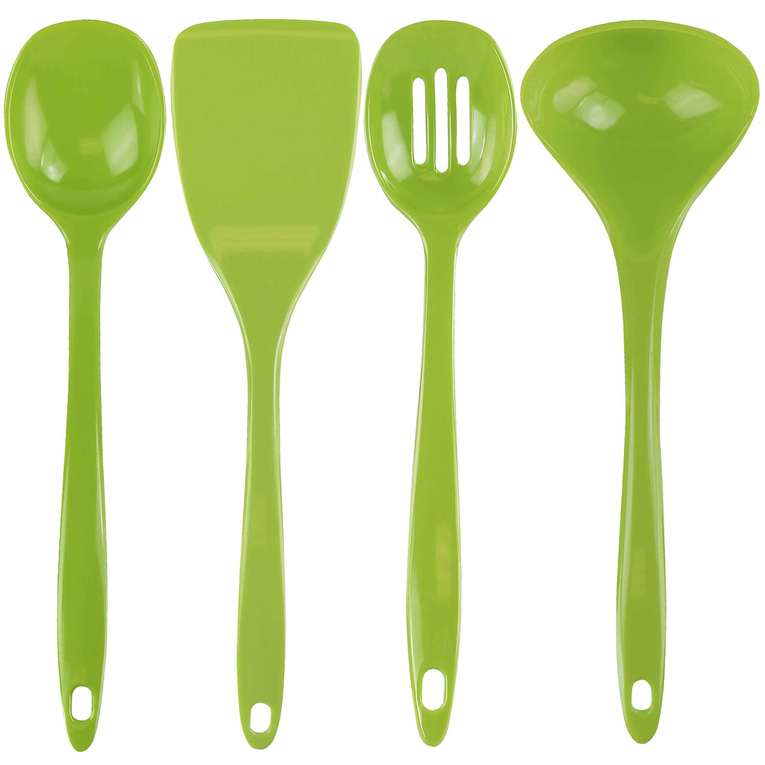 Calypso Basics by Reston Lloyd Melamine Utensil Set, 4-Piece, Lime