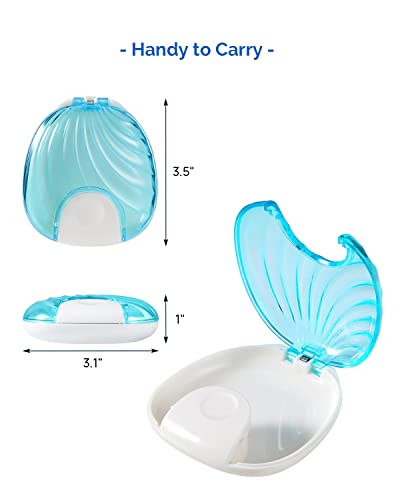 JMU Retainer Case, Orthodontic Retainer Case, Dental Mouth guard Container Denture Case, Purple