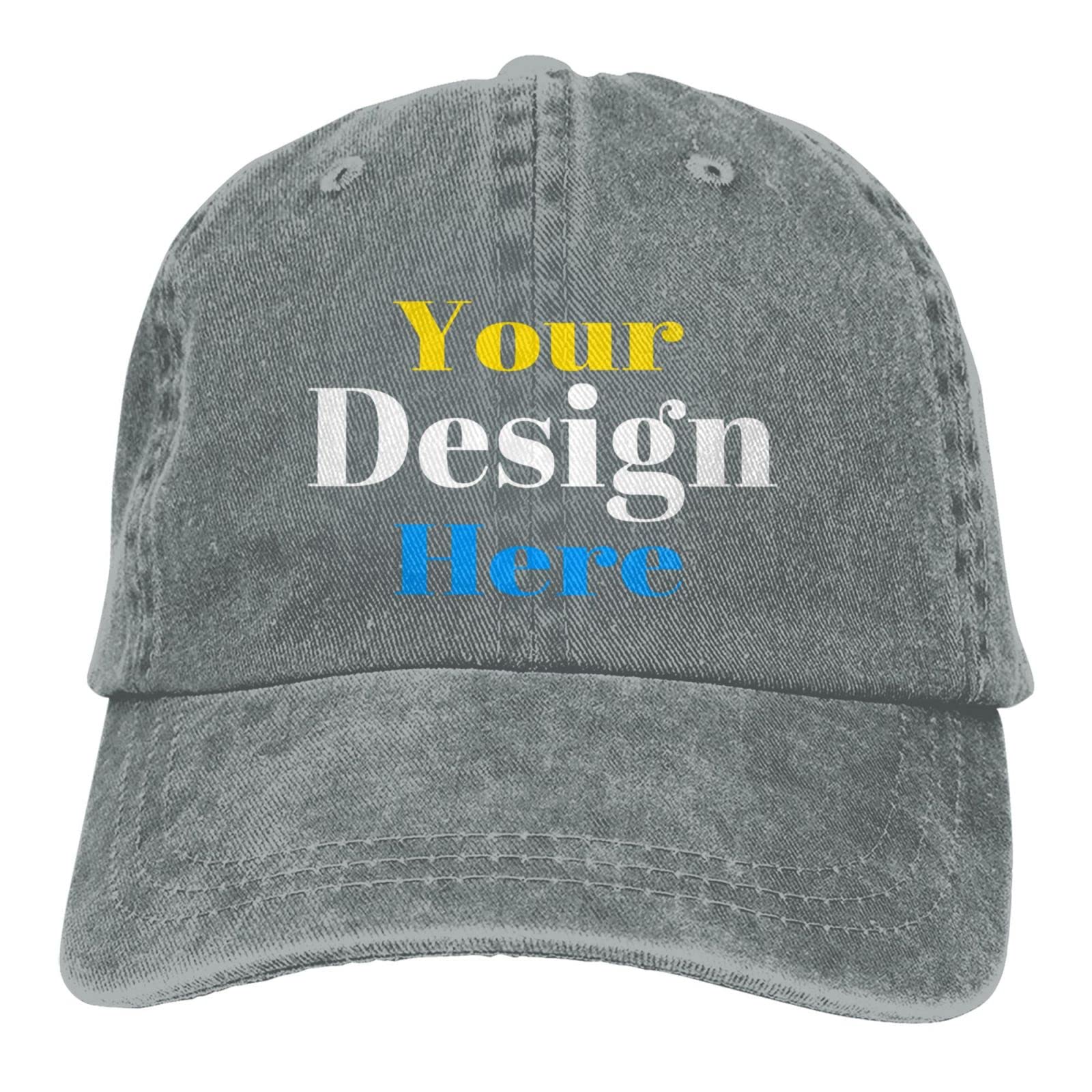 Custom Unisex Baseball Cap Personalized Gifts DIY Classic Hat Sports Multi Color Customized Baseball Hat for Men and Women