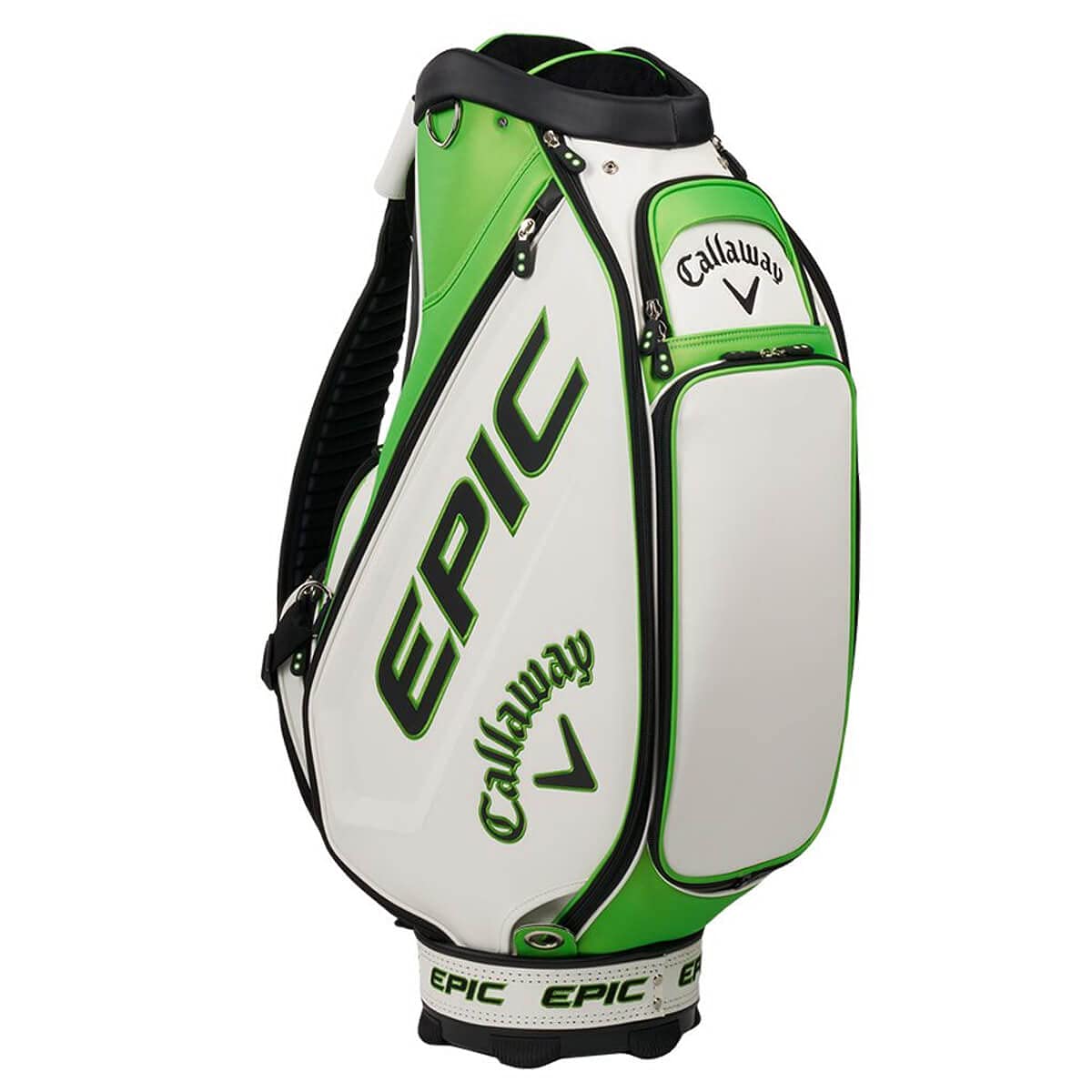 Callaway Golf 2021 Epic Staff Bag, Black, White, Green