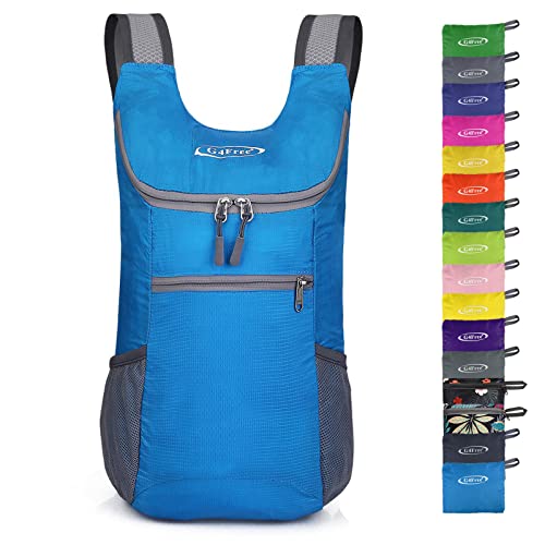 G4Free Lightweight Packable Hiking Backpack for Men Women Small Hiking Daypacks Foldable Shoulder Pack Casual Outdoor Bag 11L