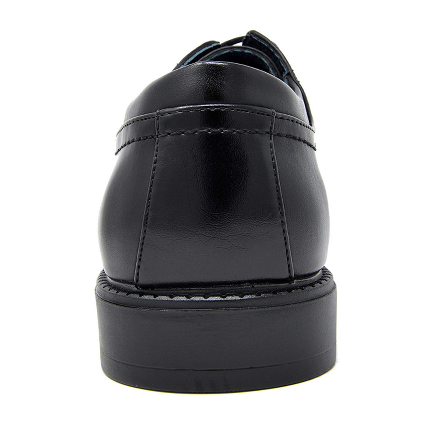 Bruno Marc Men's Downing-01 Black Leather Lined Dress Oxford Shoes Classic Lace Up Formal Size 8.5 M US