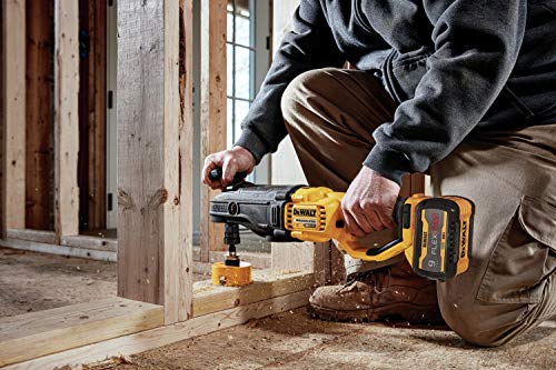 DEWALT FLEXVOLT 60V MAX* Right Angle Drill, Brushless, Quick-Change Stud/Joist Drill, E-Clutch System, Tool Only (DCD471B)