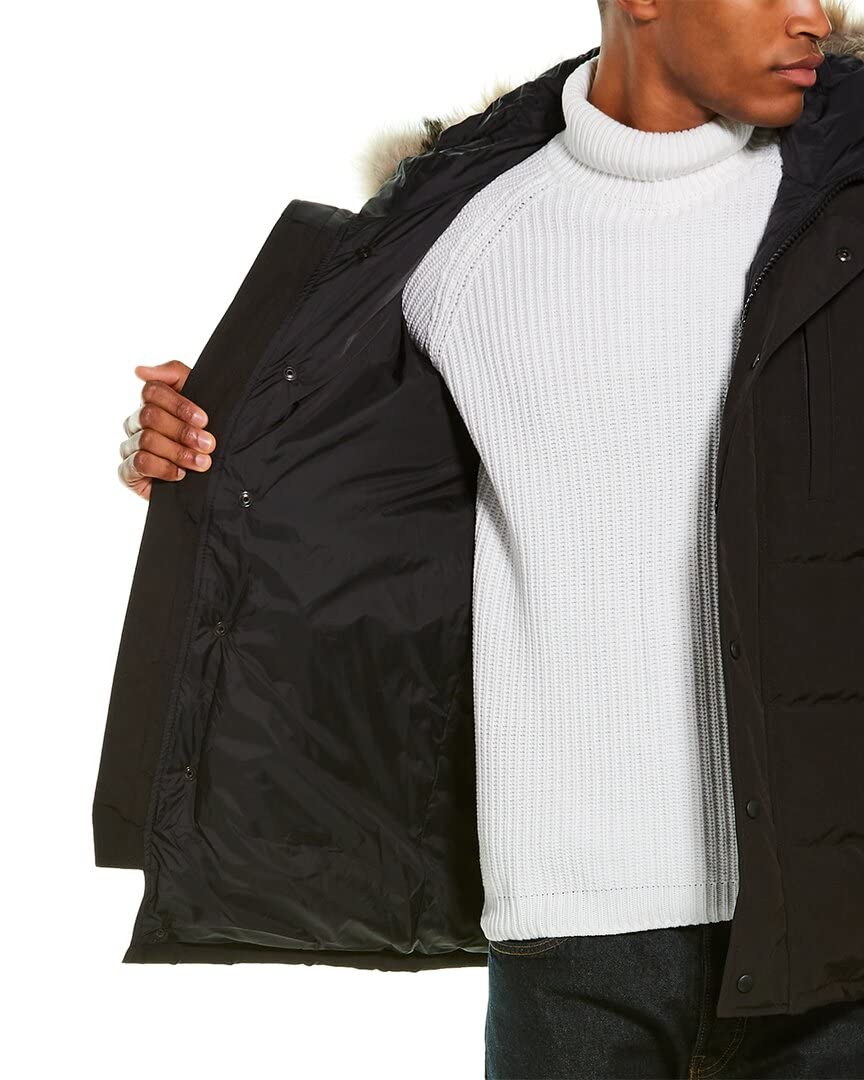 Canada Goose Mens Expedition Down Parka, M, Black