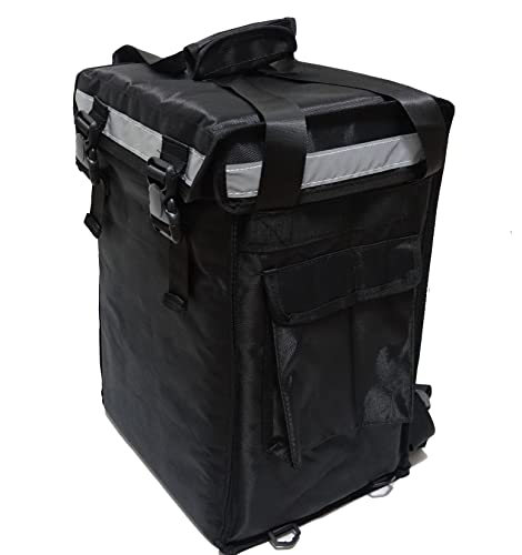 PK-34V: Small Food Delivery Backpack for Hot and Cold 13" L x 9" W x 18" H, Beverage Delivery Carrier, Drinking/Coffee Take Out Delivery Box, Thermal Bags, Top Loading
