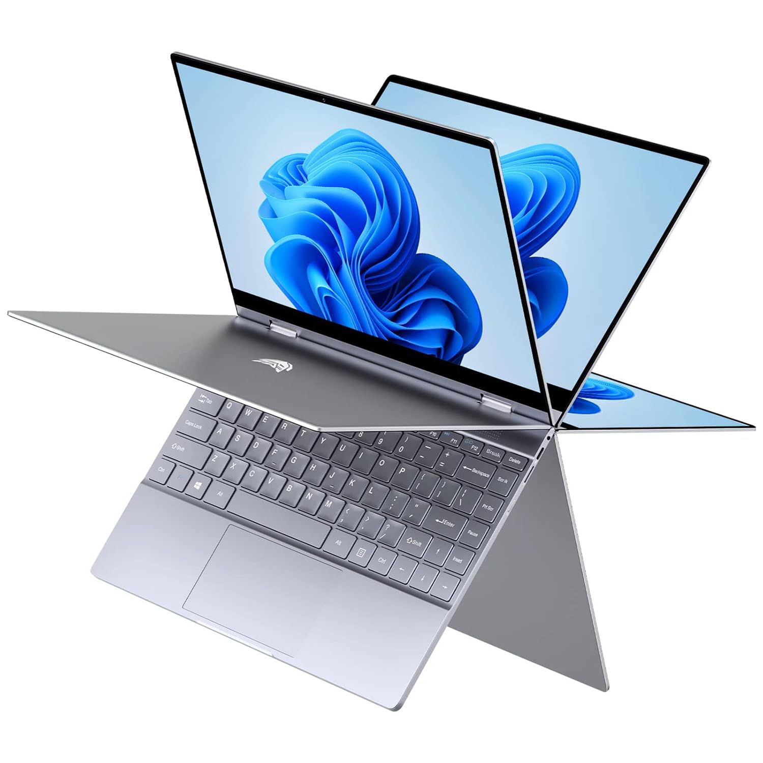 Bmax Laptop 2 in 1 Touchscreen 13.3", 12GB DDR4 RAM 512GB SSD, Intel Celeron N5100 Quad Core Processor(up to 2.8GHz), Thin Metal Body