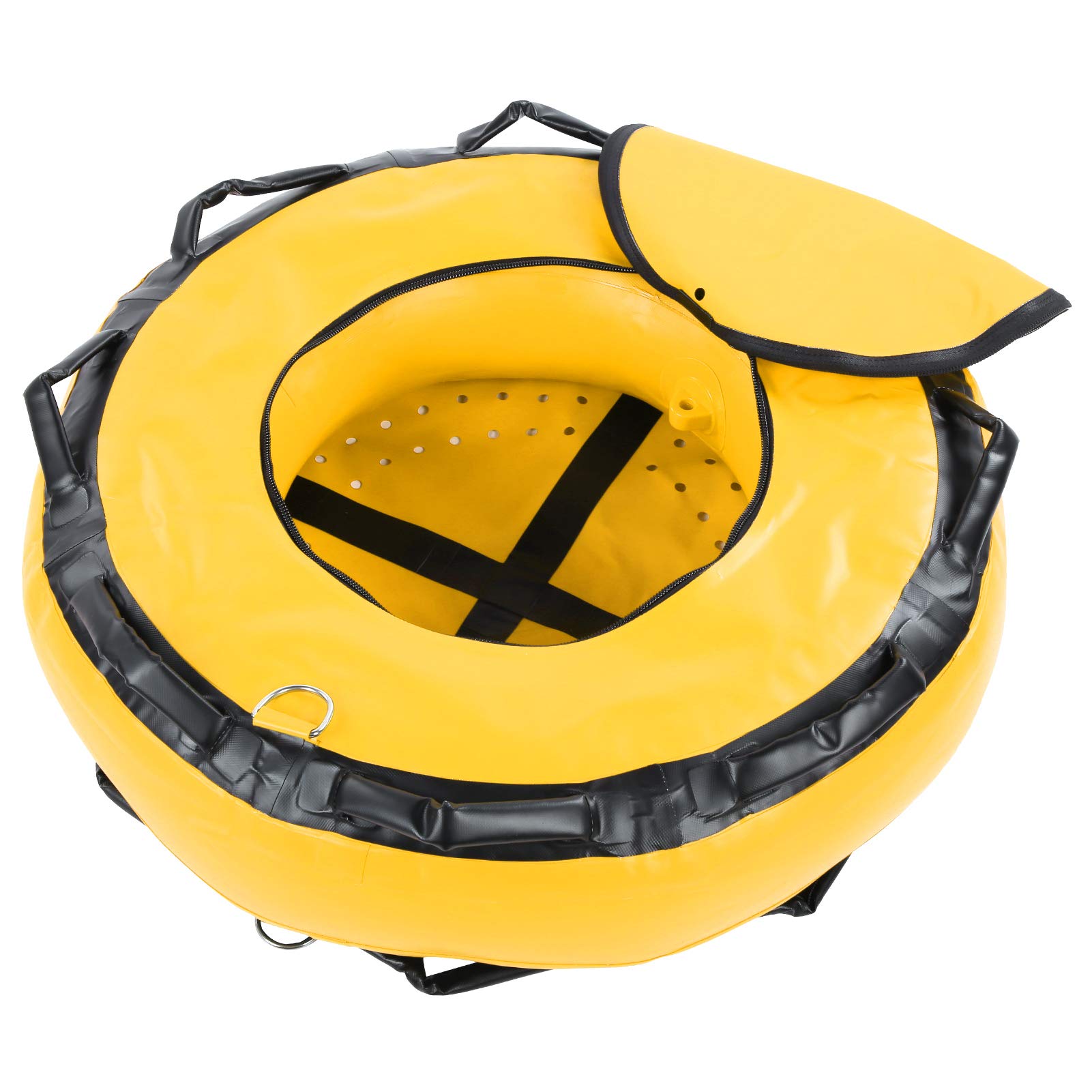 Chiwe Buoyancy, Freediving Buoy, Dive Float Heavy Duty 1000D Signal Marker for Diving Water Sports(Yellow)