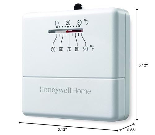 Honeywell Home CT30A1005 Non-Programmable Mechanical Thermostat, White