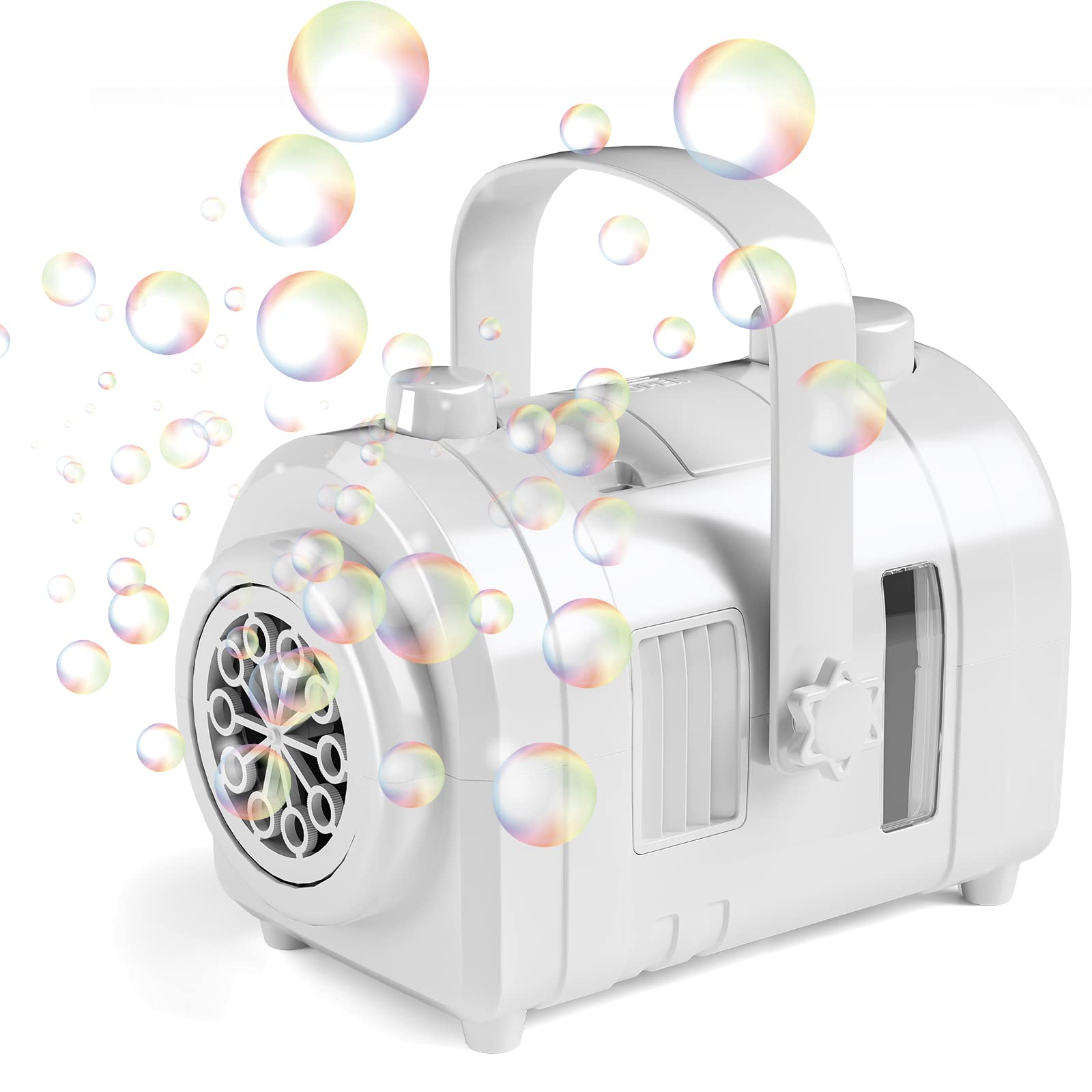 Bubble Machine Durable Automatic Bubble Maker,8000+ Bubbles for Kids Boys Girl Bubble Maker Bubble Toys for Indoor Outdoor Parties(White Mailbox)