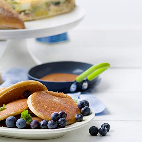 GreenPan Mini Healthy Ceramic Nonstick, 5" Square Egg Pan, PFAS-Free, Dishwasher Safe, Stay Cool Handle, Black