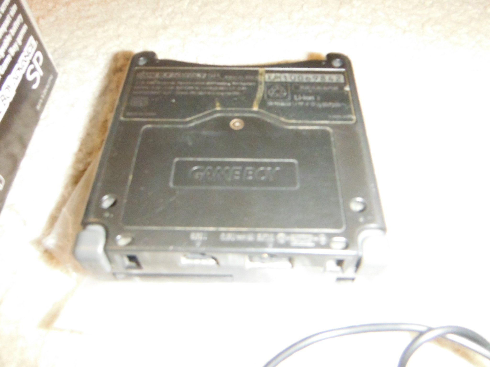 Nintendo Gameboy Advance Sp Onyx Black AGS-001