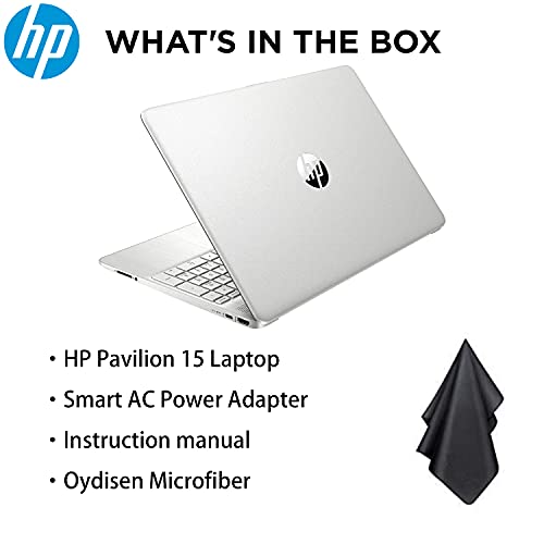 HP Pavilion Laptop (2021 Latest Model), 15.6" FHD IPS Micro-Edge Touchscreen, AMD Ryzen 7 4700U Processor (Beats i7-1185G7), 32GB RAM, 2TB PCIe SSD, Fingerprint Reader, Long Battery Life, Win10