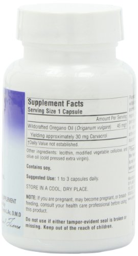 Planetary Herbals Oil of Oregano, May Provide Support To The Immune System,60 Vegetarian Capsules
