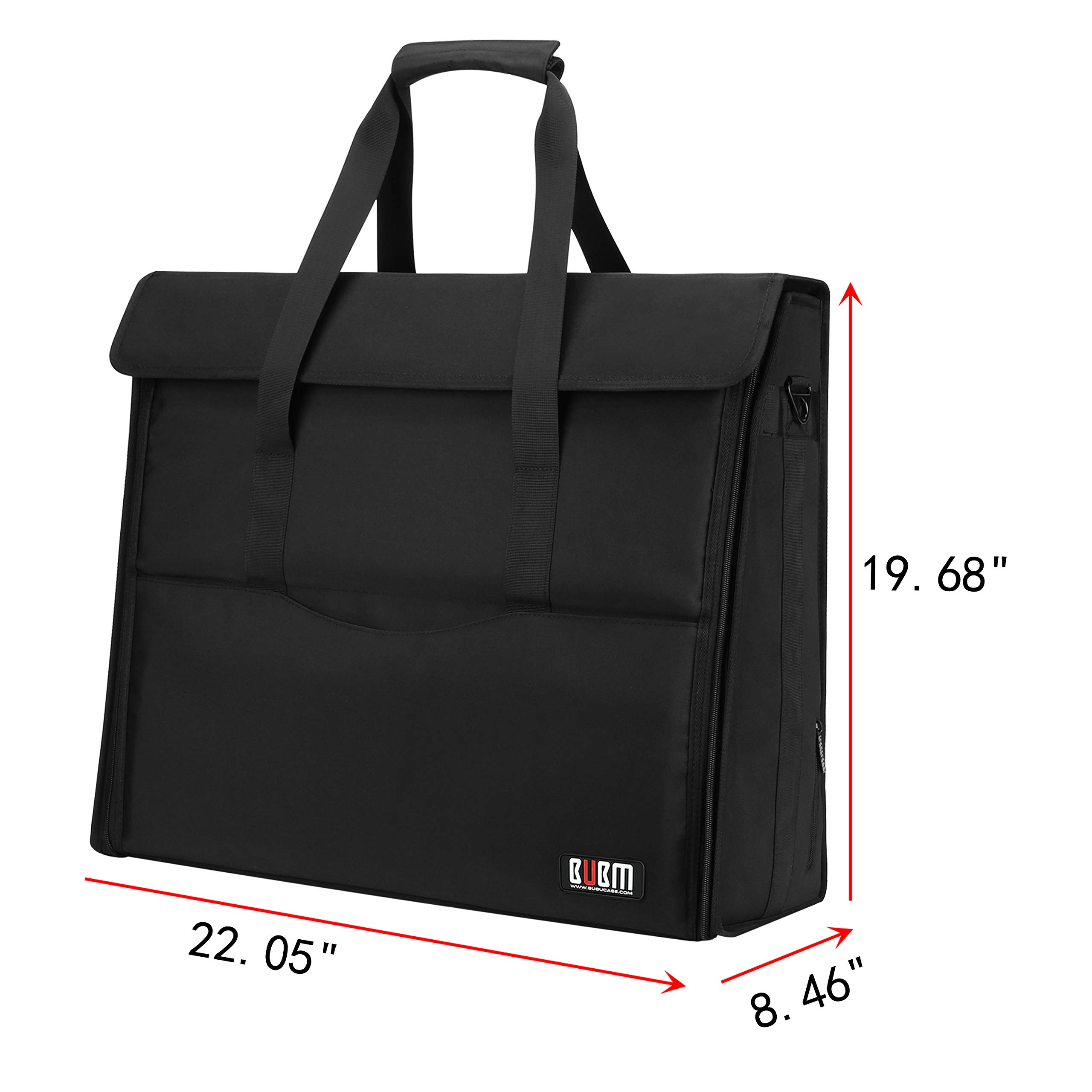 BUBM 21.5"/24" Nylon Carry Tote Bag Compatible with Apple iMac Desktop Computer, Travel Storage Bag for iMac 21.5-inch and 24 inch