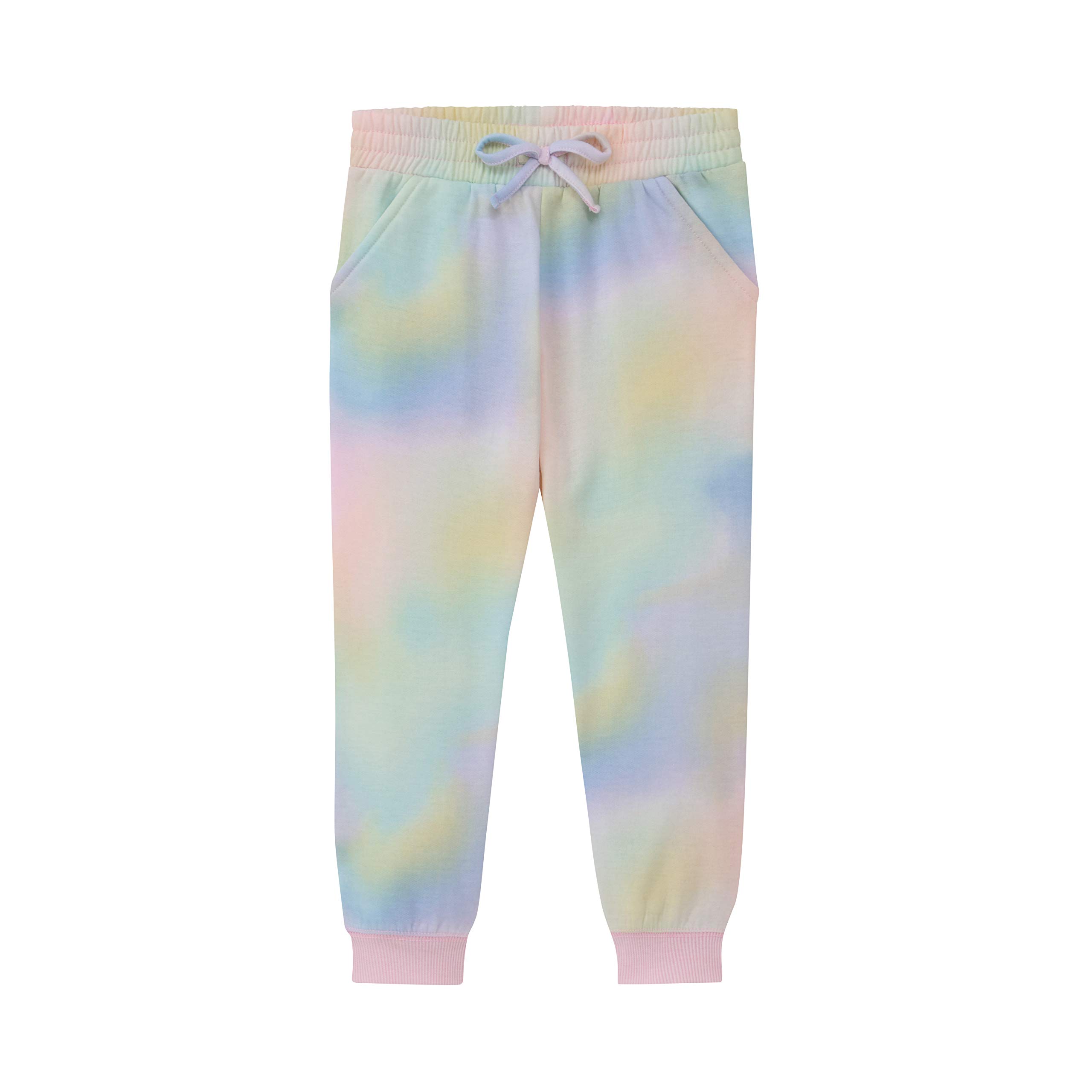 BTween Kids Girl's Fashion Stretch Waist Ultra Soft Jogger Pants Set - 3 Pack Bundle