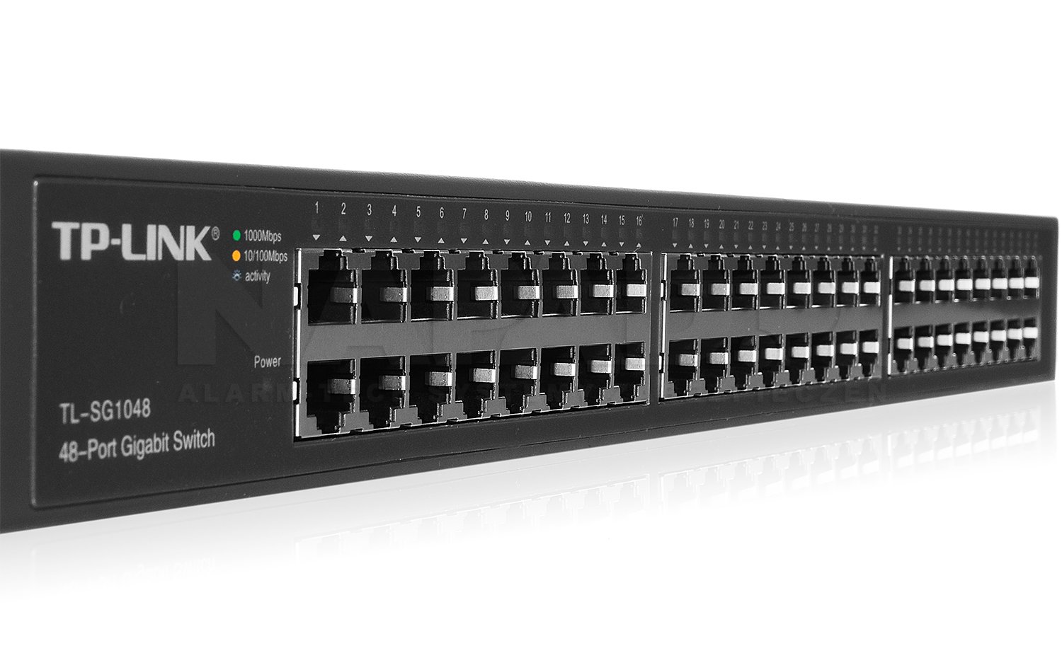 TP-Link 48-Port Unmanaged Gigabit Ethernet Switch, Steel Case, 19-inch Rack-Mount(TL-SG1048)