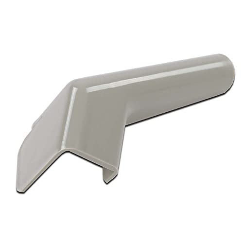 G-PLUS RV Rain Gutter Spout Long Version Left and Right Grey Gutter Spout 3 1/2" Long 4pcs