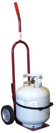 Cylinder Hand Truck, 40 lb., Red