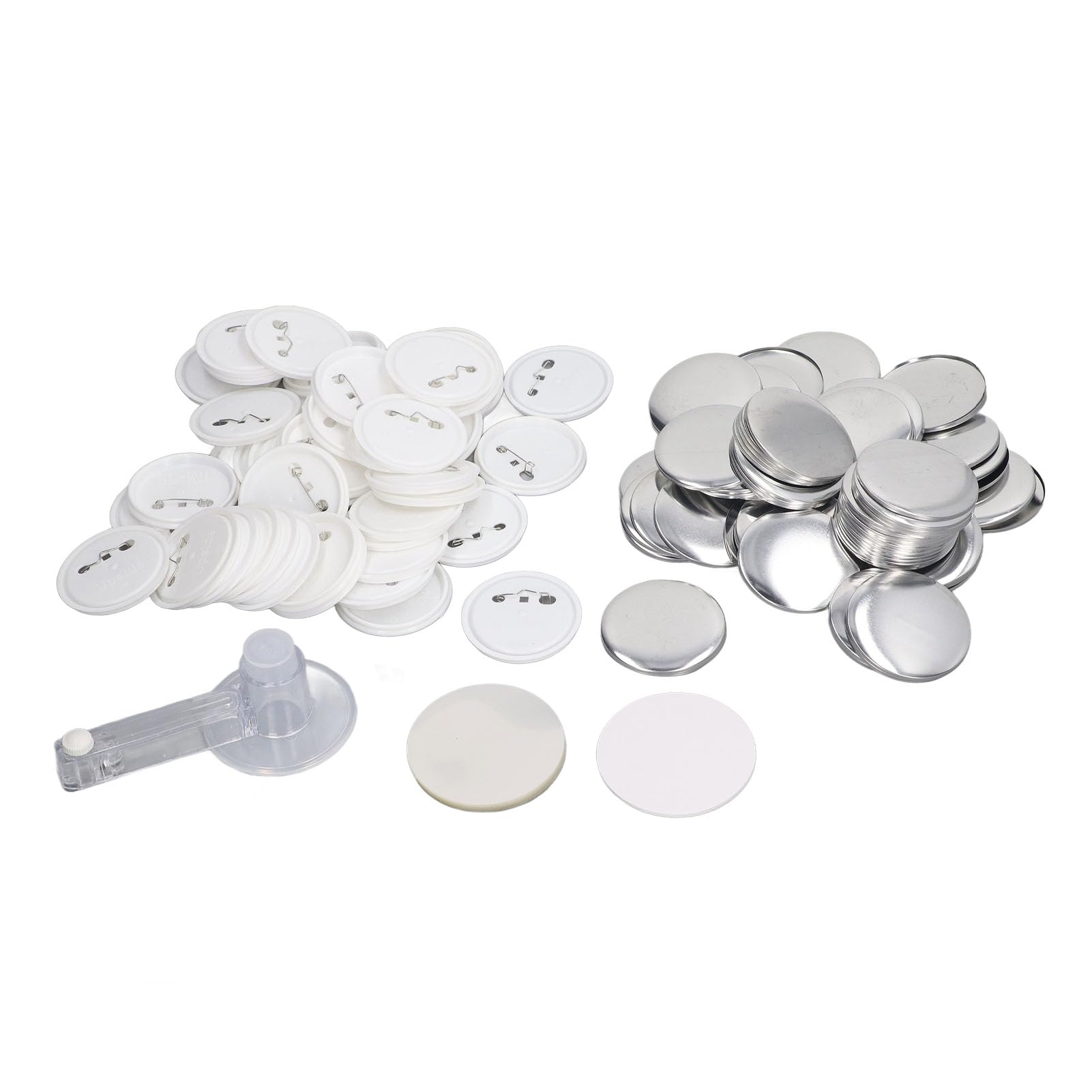Button Pressing Machine, Complete Accessories, Ideal Gift 100 Sets of Button Pressing Machines, Family Crafts (58mm)