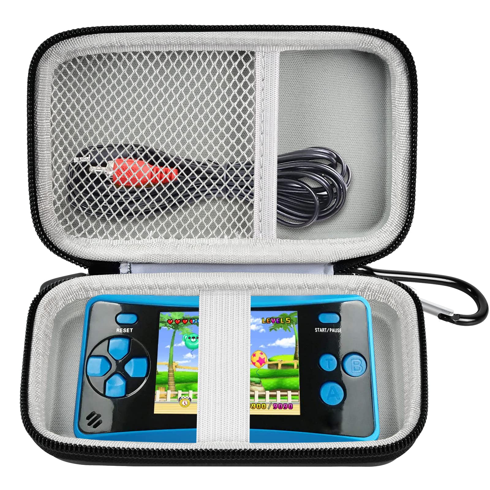 Case Compatible with HigoKids Portable Handheld Games, Storage Holder for Game Console TV Output Arcade Gaming Player System (Box Only)