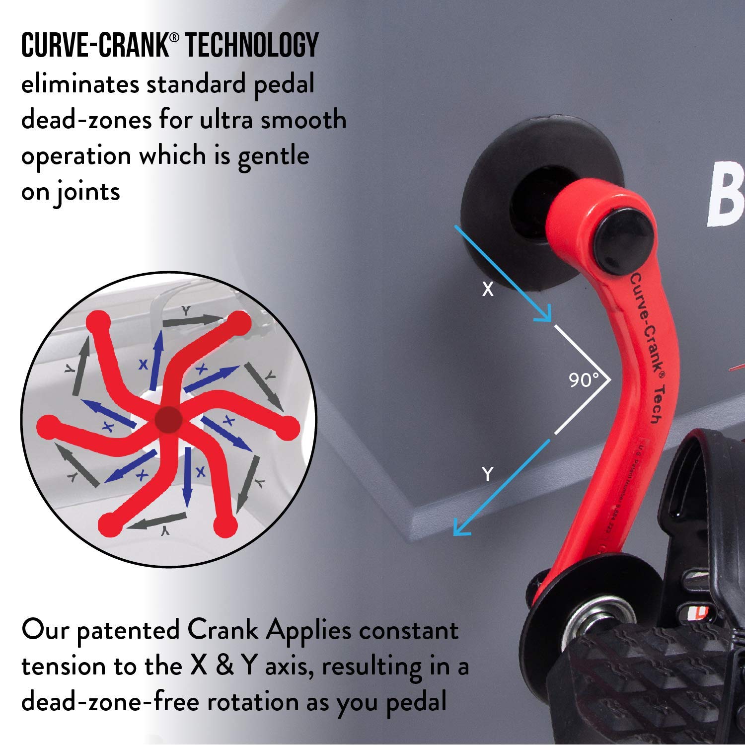 Body Rider BRF980, Upright Air Resistance Fan Bike with Curve-Crank Technology and Back Support