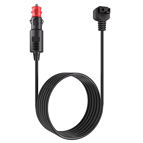 EUHOMY 12V DC Power Cord Cable,6M DC Power Cable 12V for 12 Volt Refrigerator Portable Freezer,Electric Cooler,2 Pin Lead Cable Plug Wire Compatible with Most Brands Car Refrigerator,6 Meters