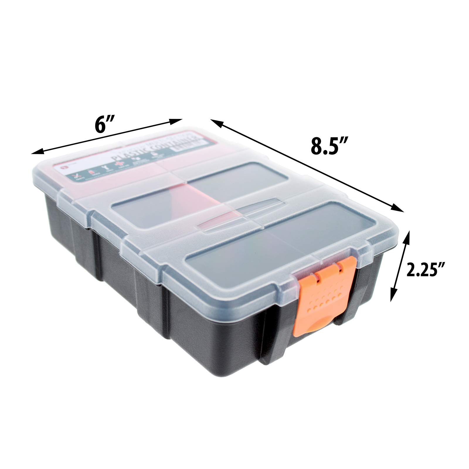 Hobby Craft Storage Toolbox Multi-section Tool Organizer