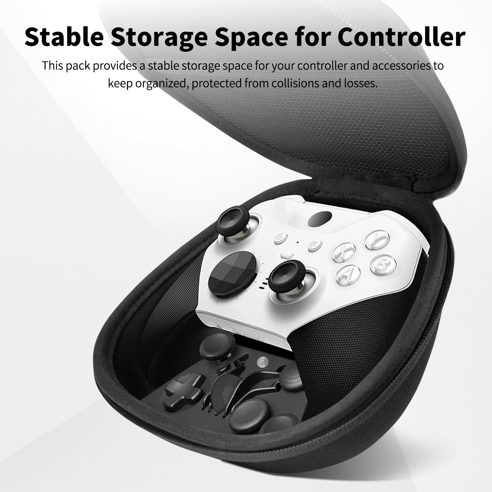 Complete Component Pack with Charging Station for Elite Controller Series 2 Accessories, Includes 4 Controller Paddles, 1 Charging Dock, 4 Thumbsticks, 1 Adjustment Tool and 1 Carrying Case