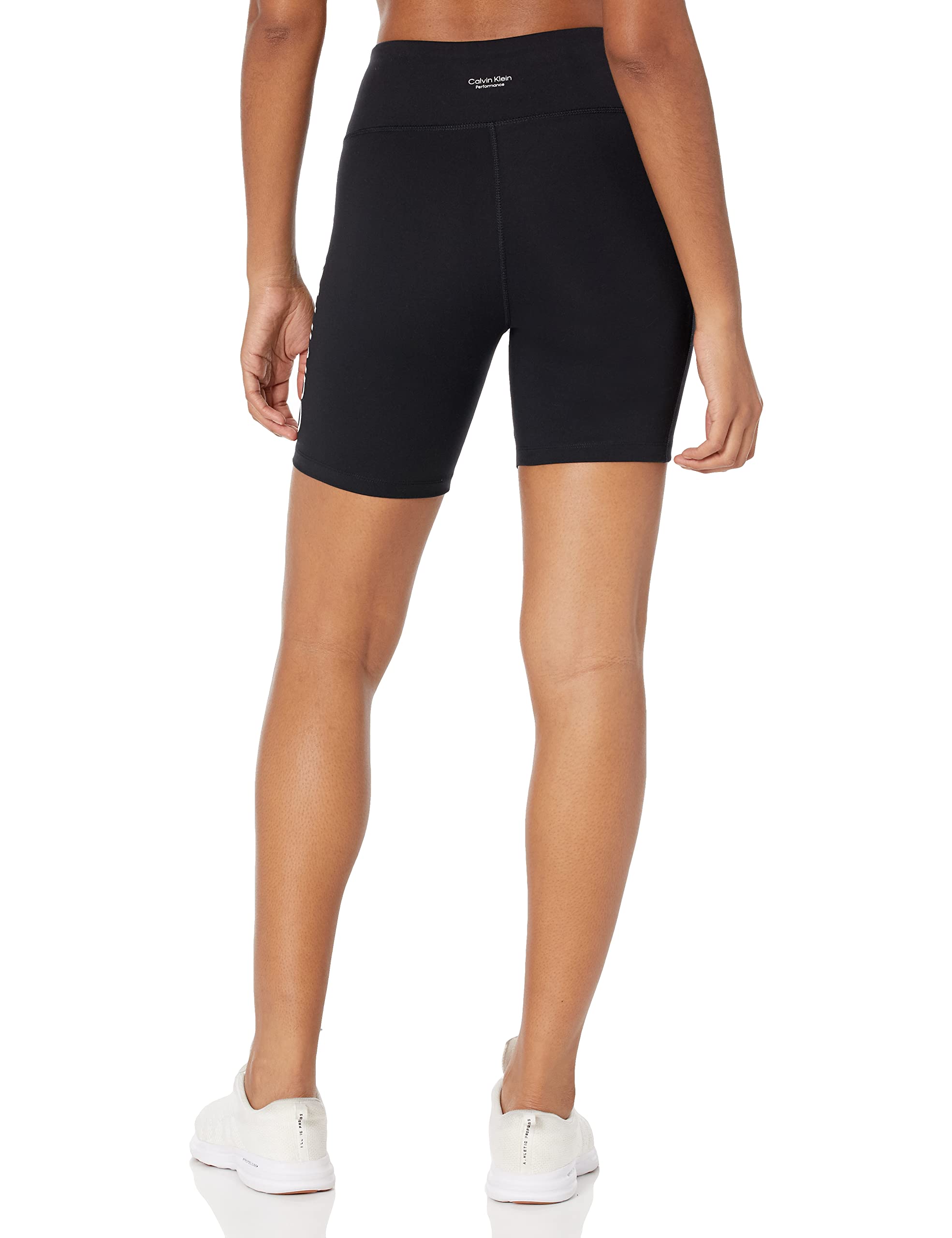 Calvin Klein Performance Women's High Waist Bike Shorts, Black, Small