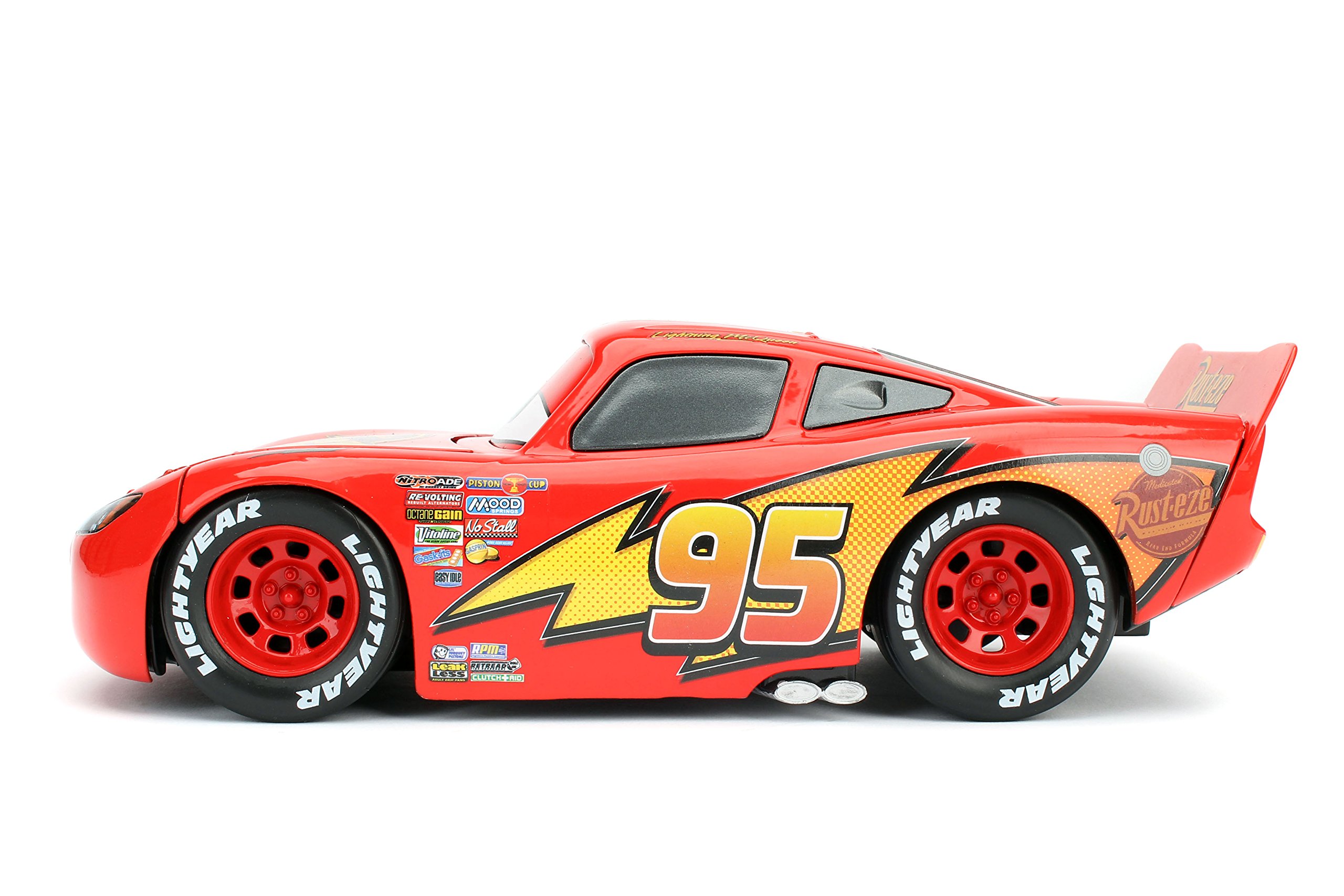 Jada Toys Disney Pixar Cars 3 Lightning McQueen Die-cast Car with Tire Rack (99751)