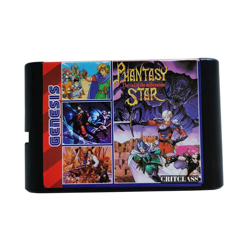 CRITCLASS Super Cartridge 200 in 1 Multi Games Cartridge for Sega Genesis Mega Drive 16Bit Game Consoles