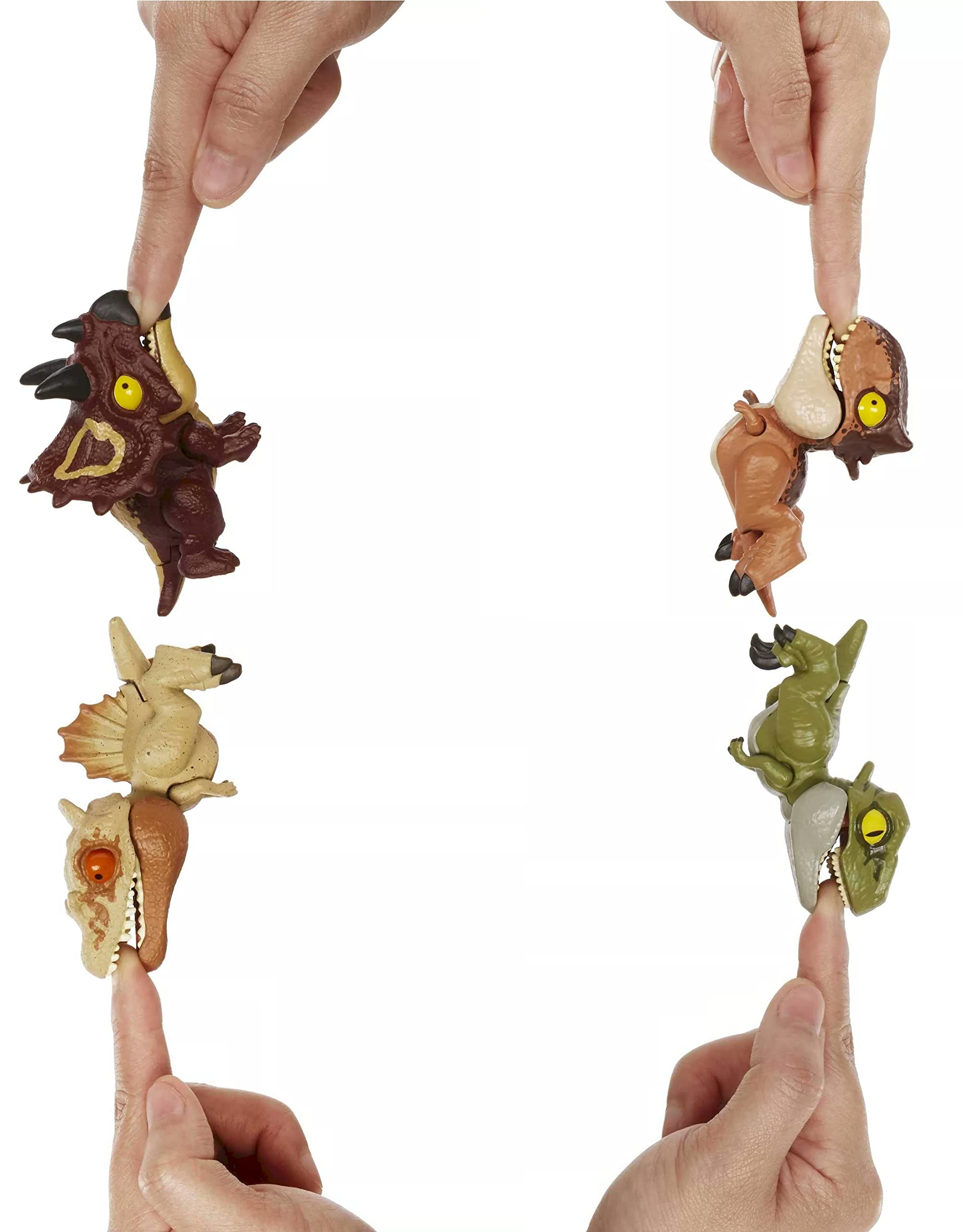 Jurassic World Toys Camp Cretaceous Snap Squad Triceratops Figure