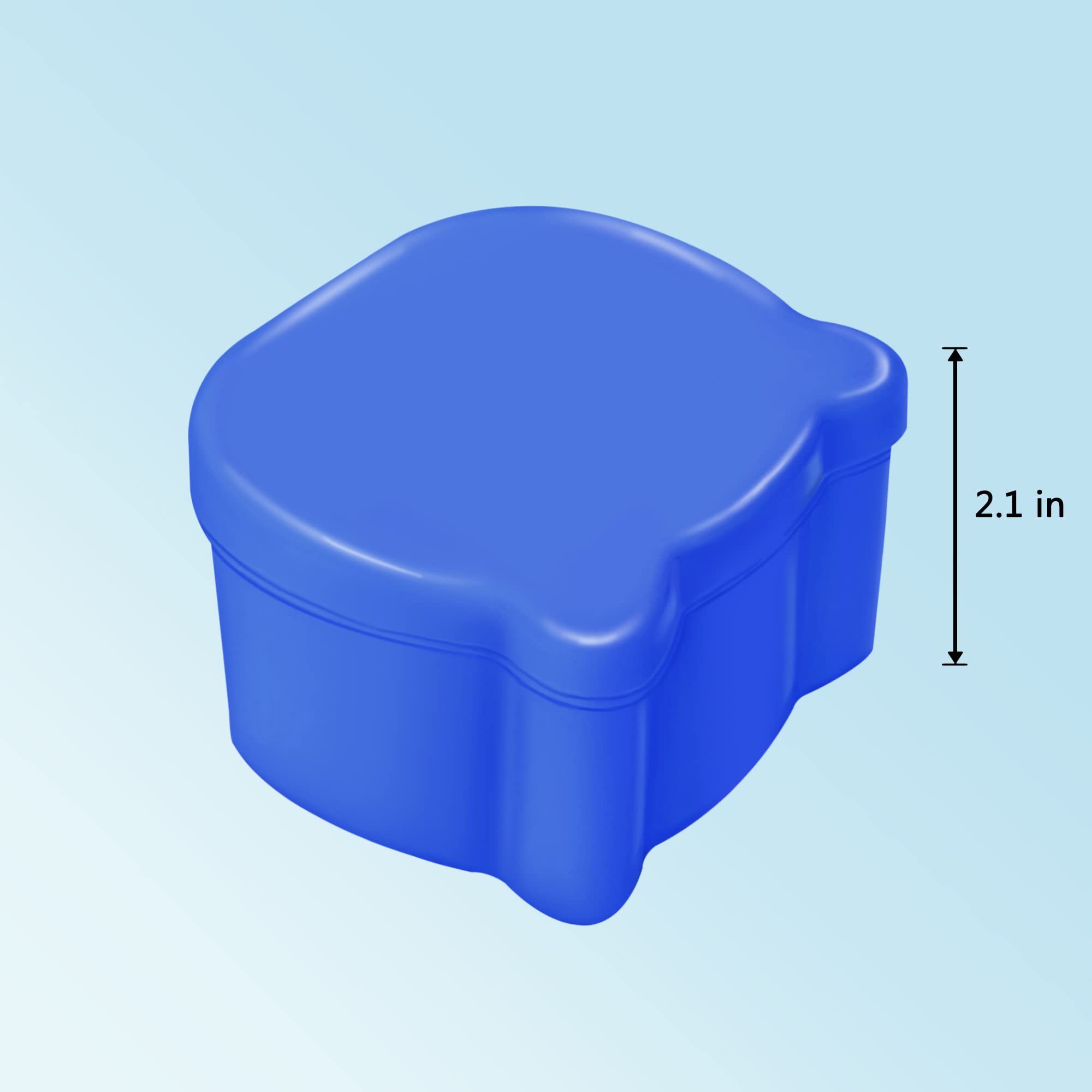 Denture Case, Denture Cup With Strainer For Dentures, Retainers, Night Guard & Mouth Guard, Retainer Case, Portable Denture Bath For Traveling & Daily Cleaning (Pink)