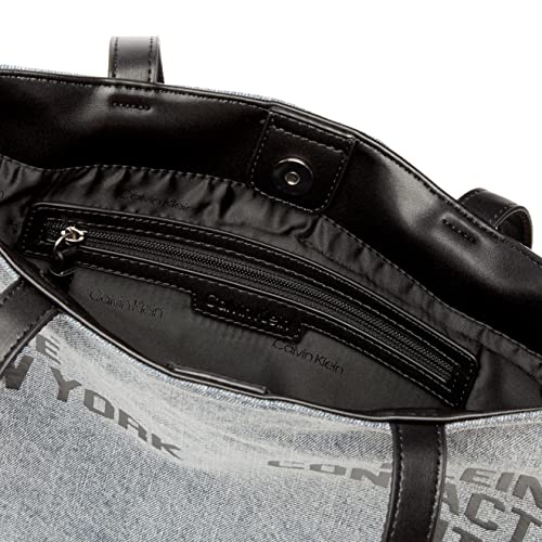 Calvin Klein Tessa Key Item Tote, Washed Black