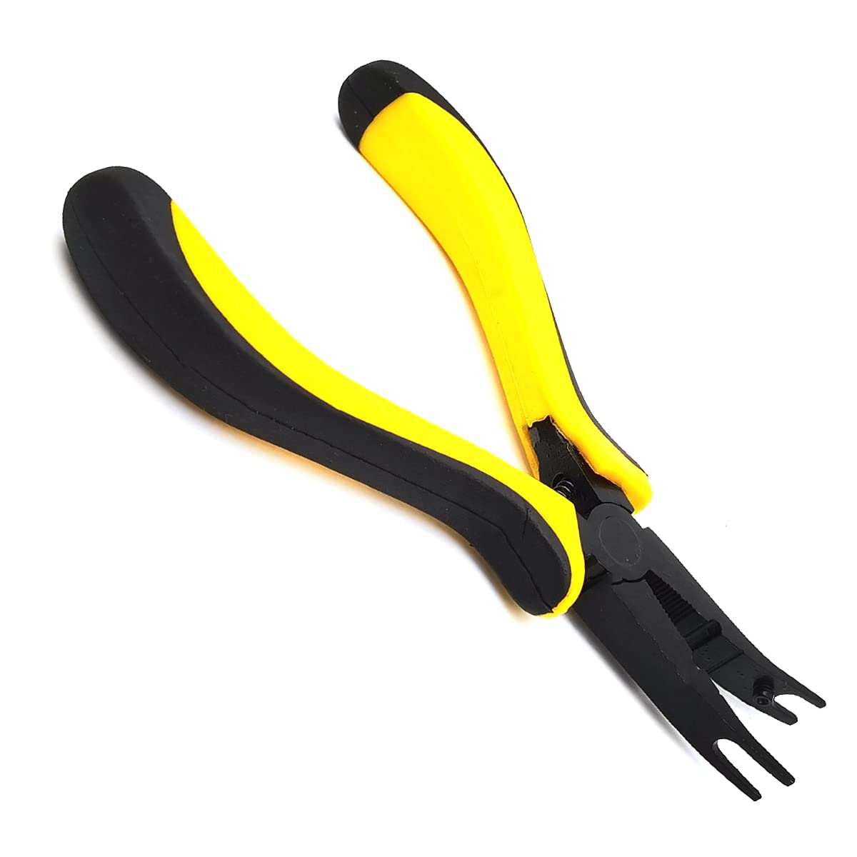 KIRO&SEEU Ball Link Plier RC Helicopter Plane Tool Ball Link Clamp Plier for RC Vehicles Curved Tip Bent Head Airplane Car Trex 450