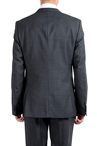 Hugo Boss "C-Huge1/C-Genius Men's Wool Two Button Suit US 40L IT 50L Gray