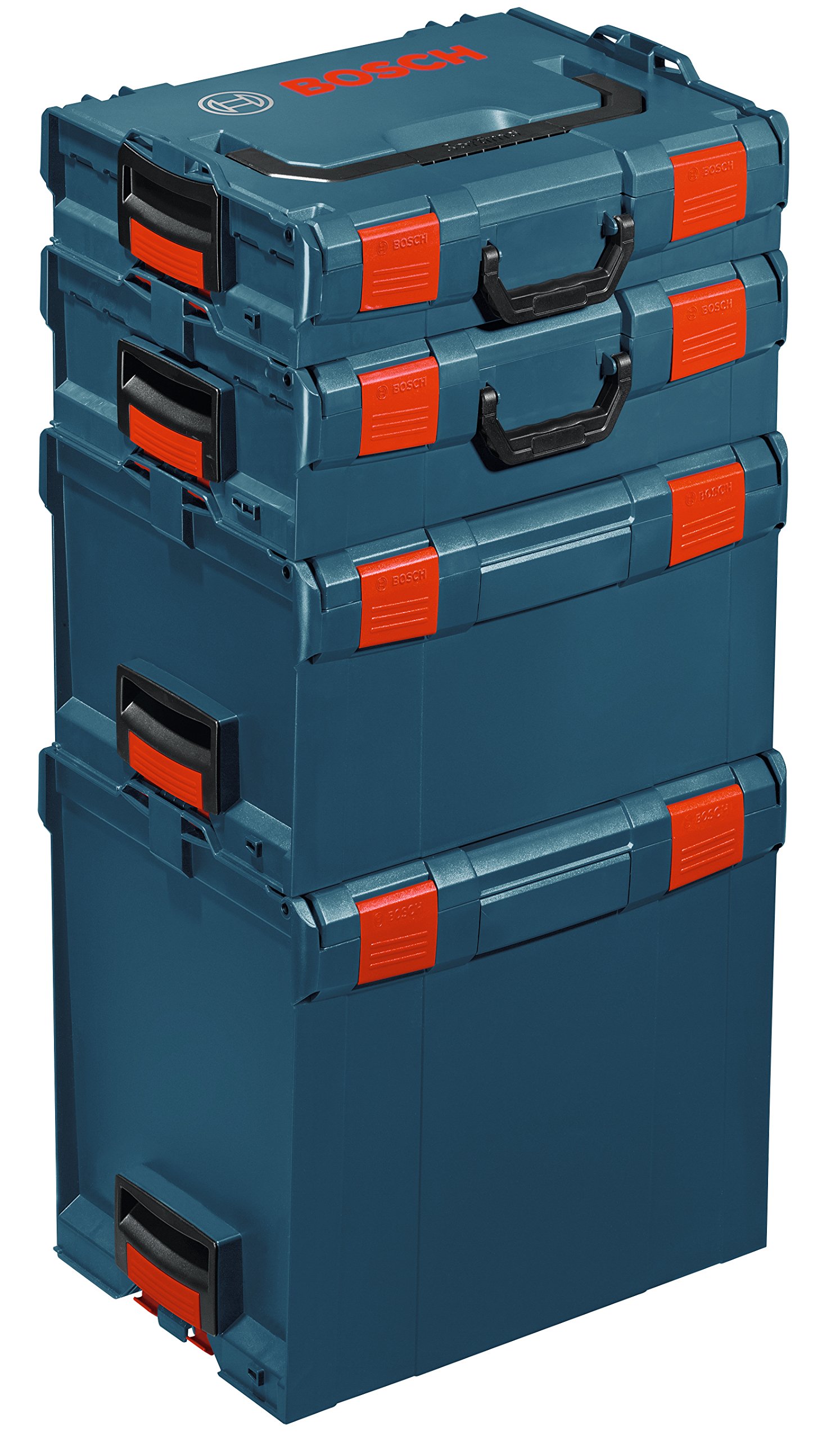 BOSCH L-BOXX-4 15 In. x 14 In. x 17.5 In. Stackable Tool Storage Case,Blue
