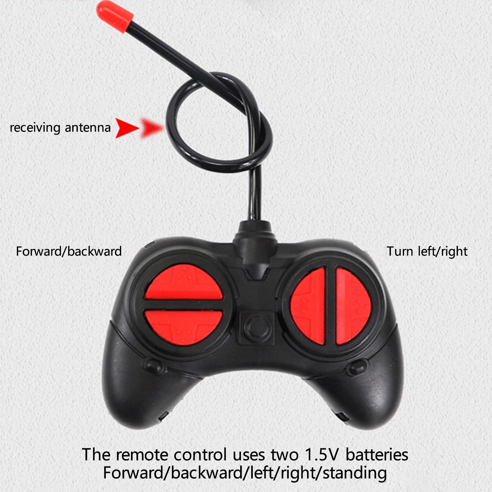 Cagogo Remote Control Car Lying Down Walking 360 Degree Dump Car Lights Music Stunt Roll Children Boy Girl Toy Car