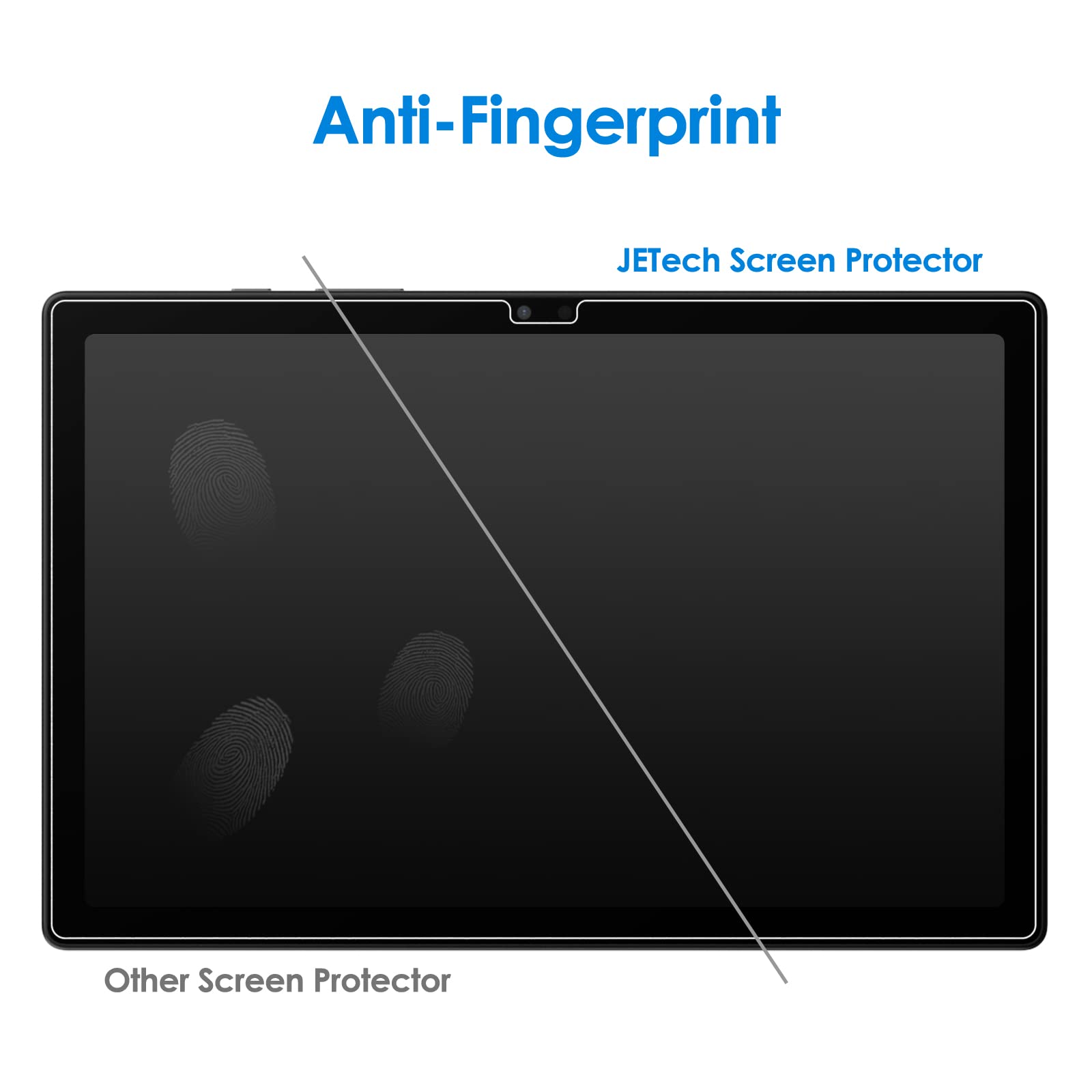 JETech Screen Protector for Samsung Galaxy Tab A8 (10.5-Inch, 2021 Model, SM-X200/X205/X207), 9H Anti-Scratch Tempered Glass Film, HD Clear with Easy Installation Tool, 2-Pack