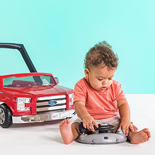 Bright Starts Ford F-150 Ways to Play 4-in-1 Baby Activity Push Walker, Red, Age 6 Months+