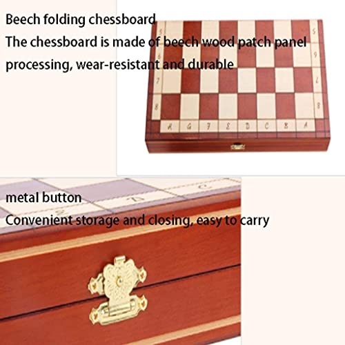 Chess Set Chess Board with Game Board Interior for Storage Chess Set